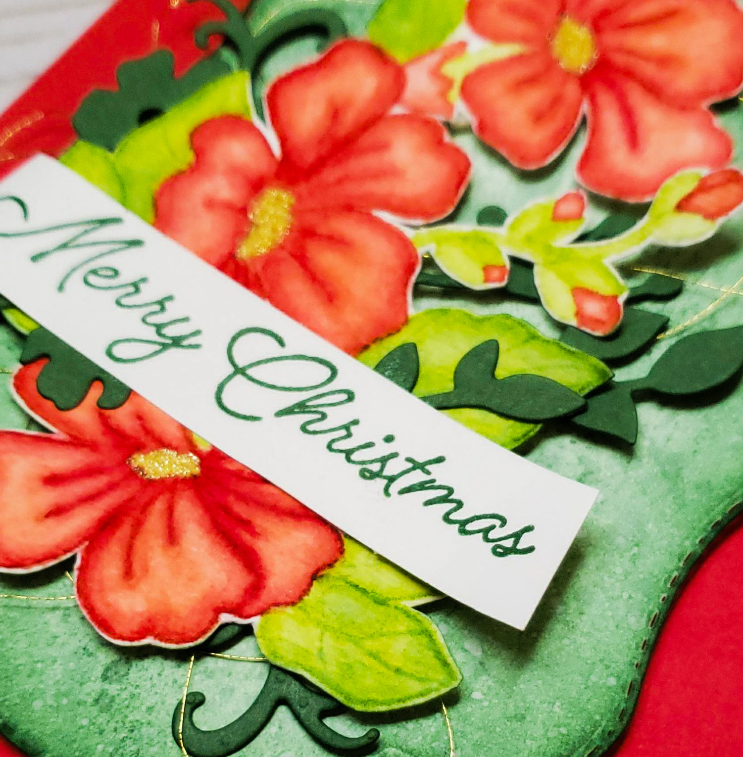 Poppy Blended Christmas Card – Hello Holley