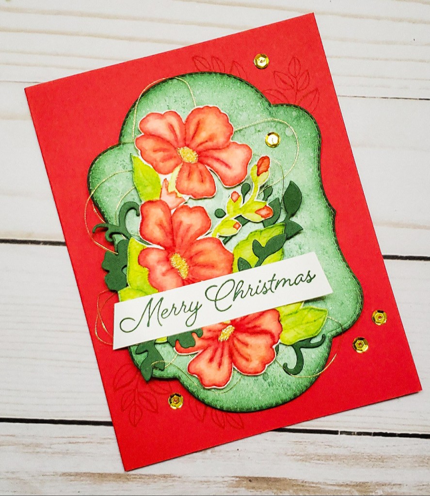 Poppy Blended Christmas Card – Hello Holley