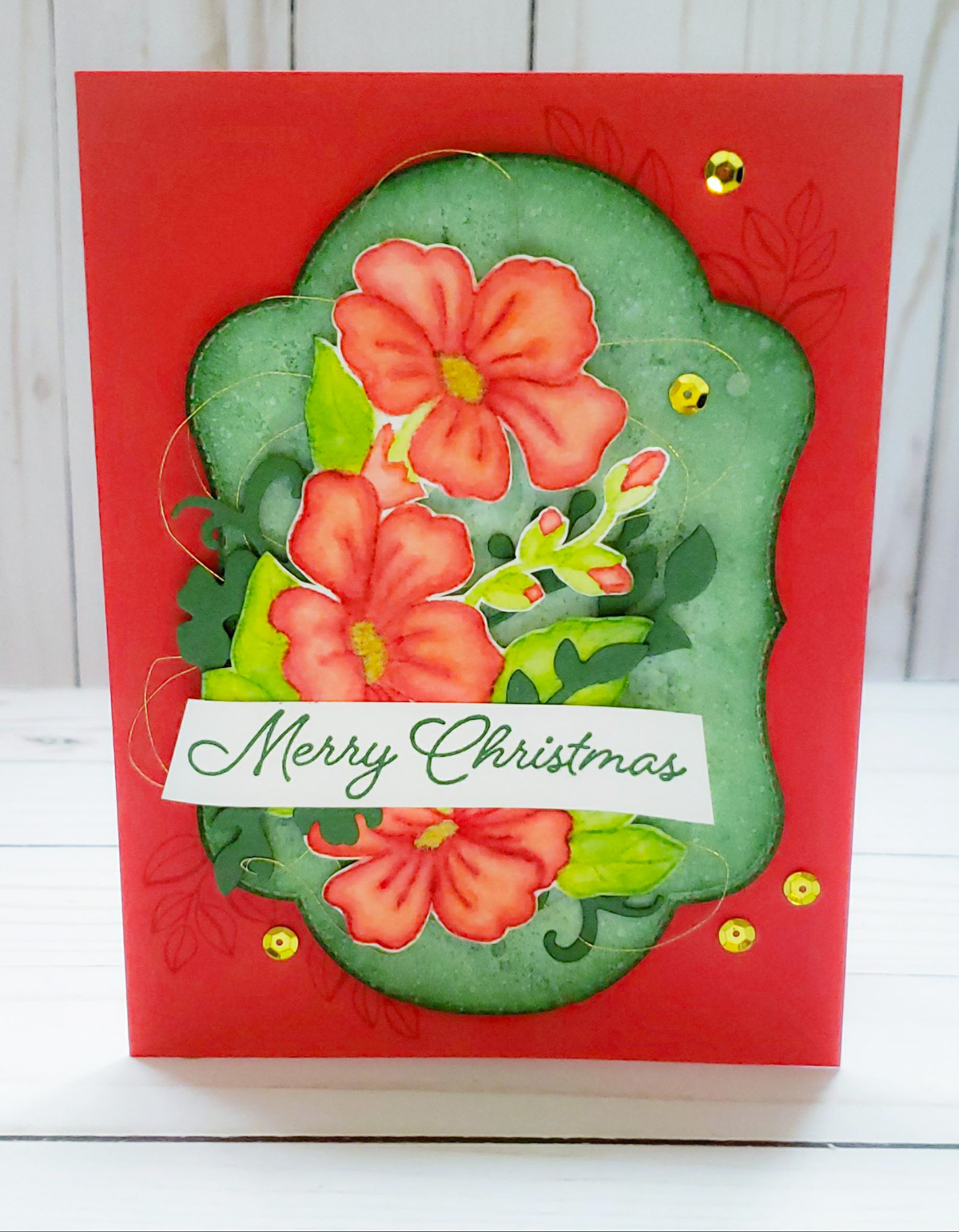 Poppy Blended Christmas Card – Hello Holley