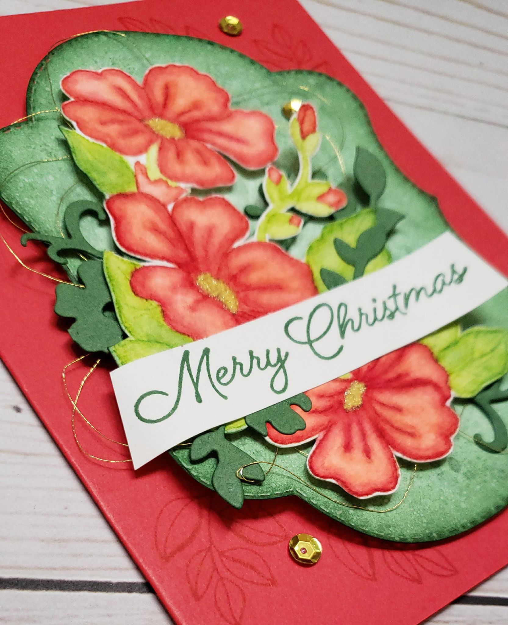 Poppy Blended Christmas Card – Hello Holley
